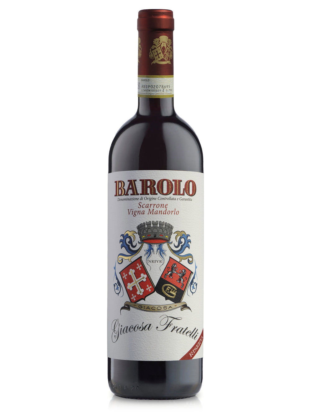 Barolo DOCG Scarrone "Vigna Mandorlo" Riserva 2015 - 0.75L | Giacosa ...